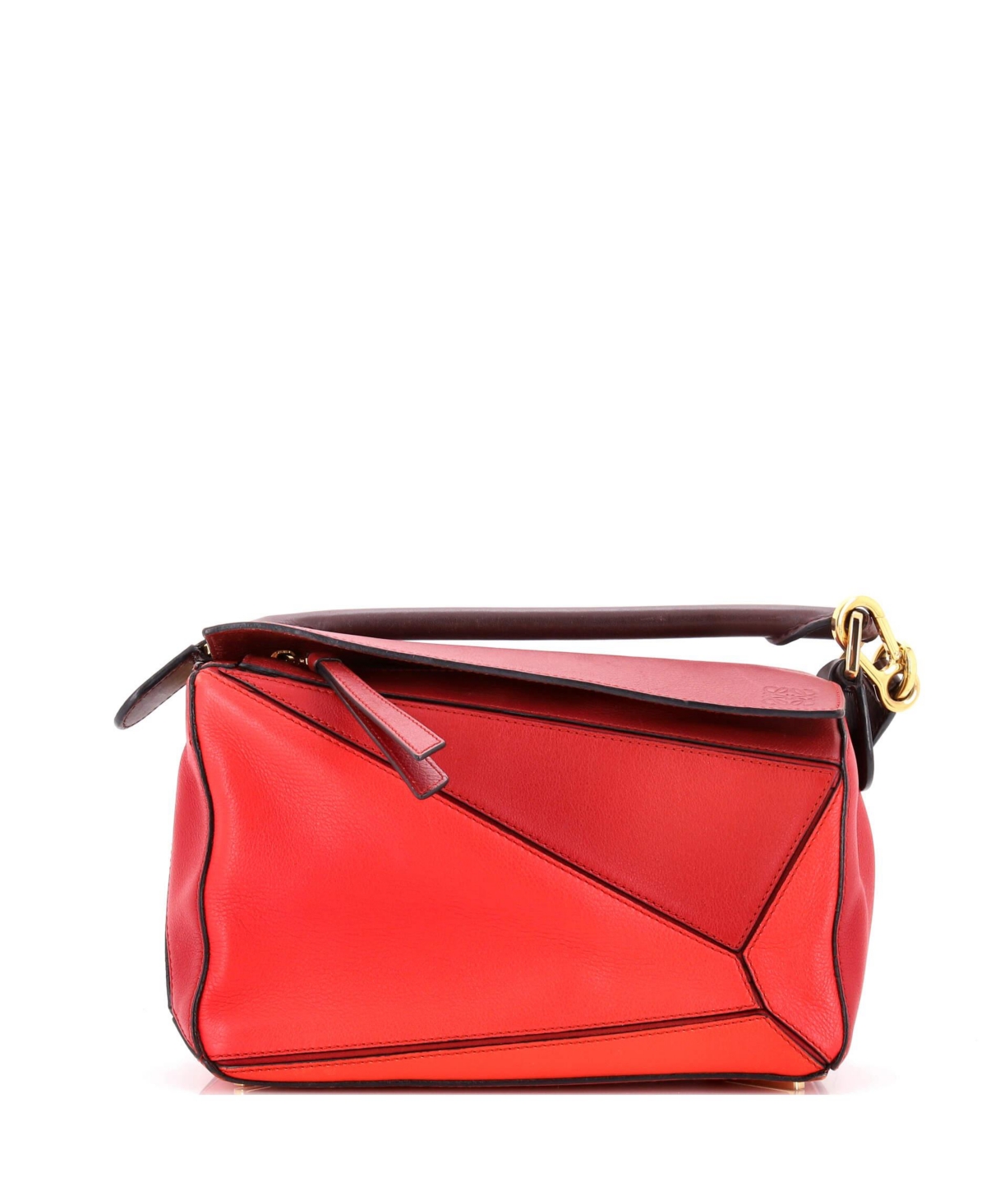 Click here for Pre-Owned Loewe Small Puzzle Bag Leather - Red prices