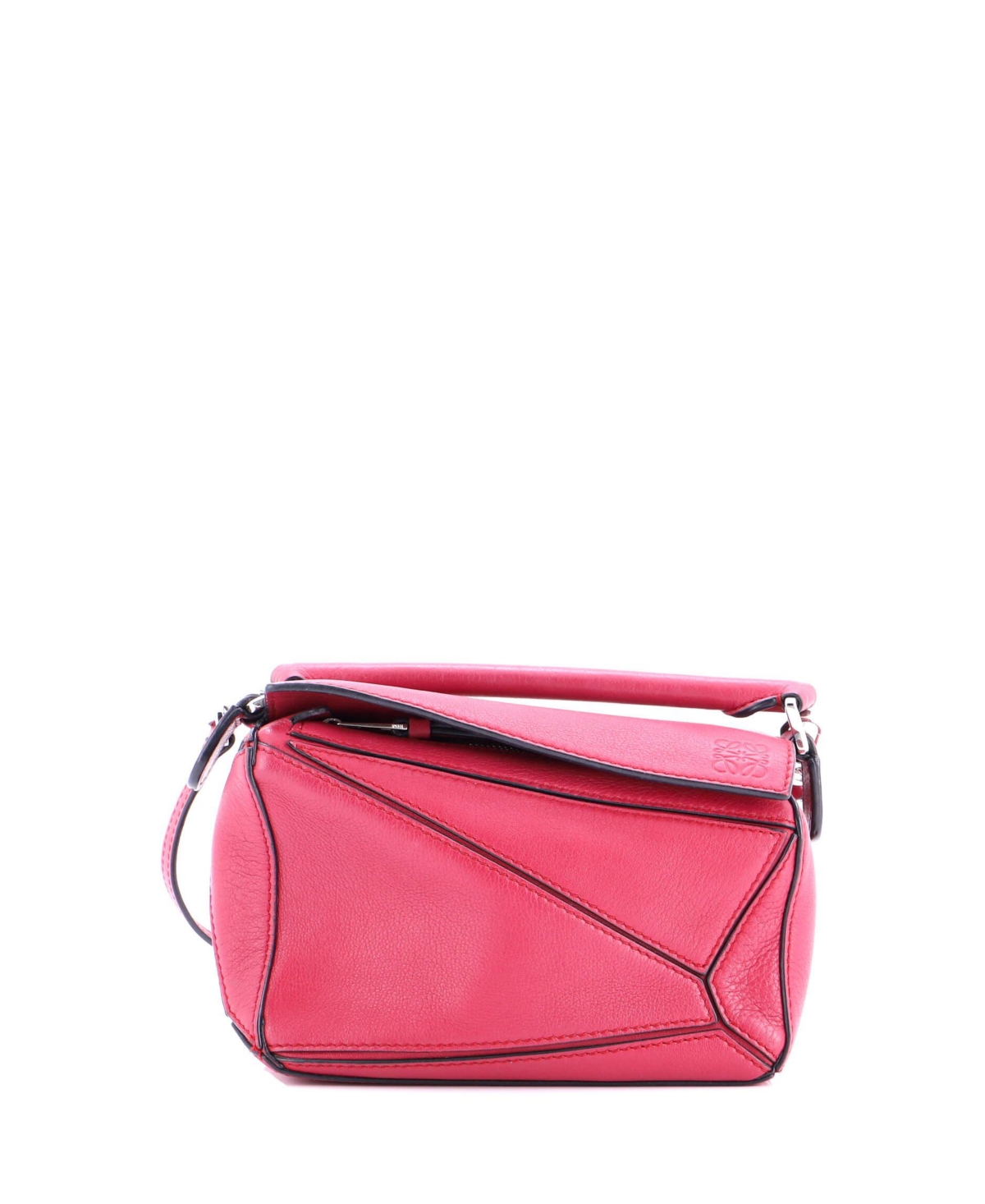 Click here for Pre-Owned Loewe Mini Puzzle Bag Leather - Red prices