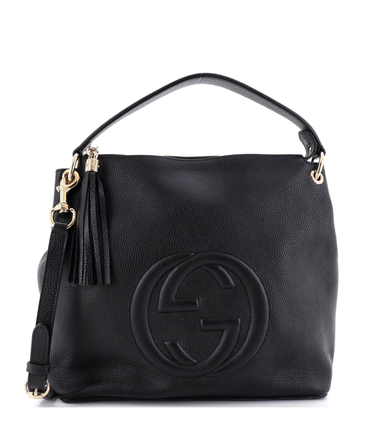 Click here for Pre-Owned Gucci Large Soho Convertible Hobo Leathe... prices