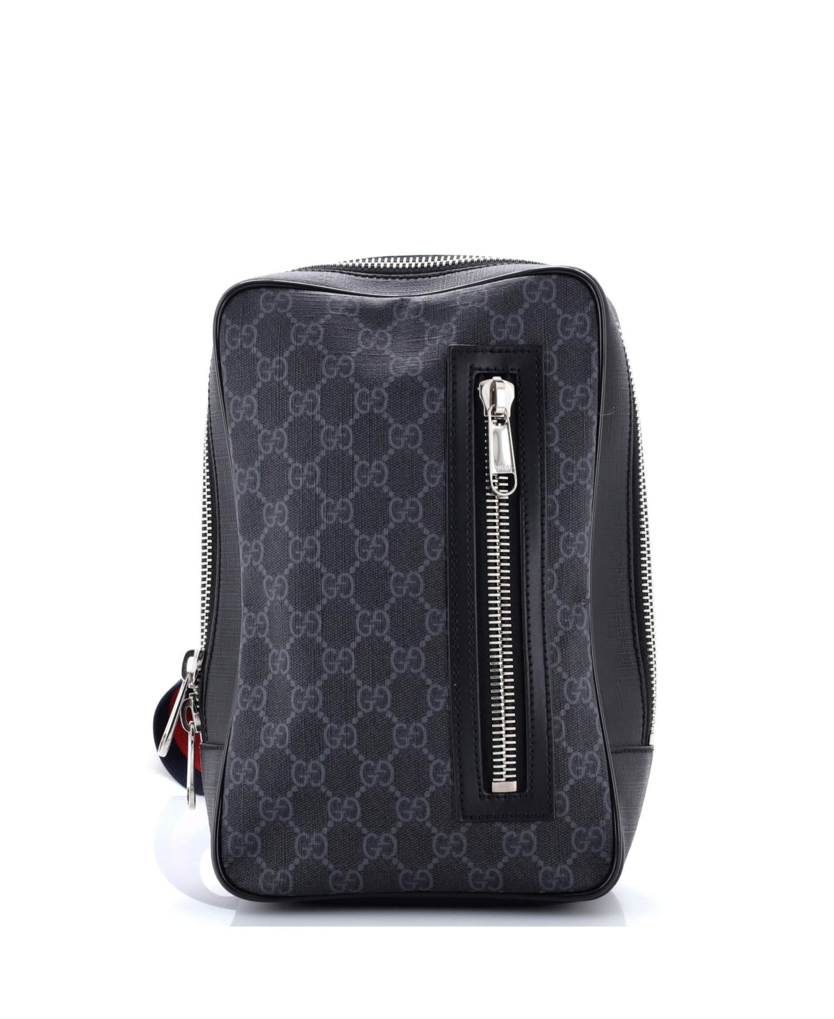 Click here for Pre-Owned Gucci Small Soft Zip Sling Bag Gg Coated... prices