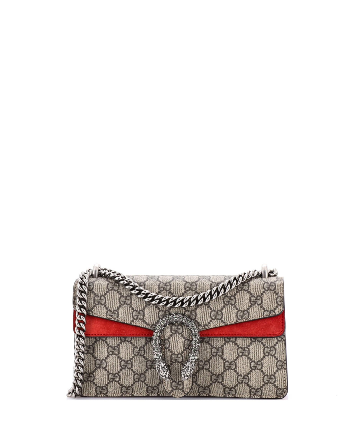 Click here for Pre-Owned Gucci Small Dionysus Bag Gg Coated Canva... prices