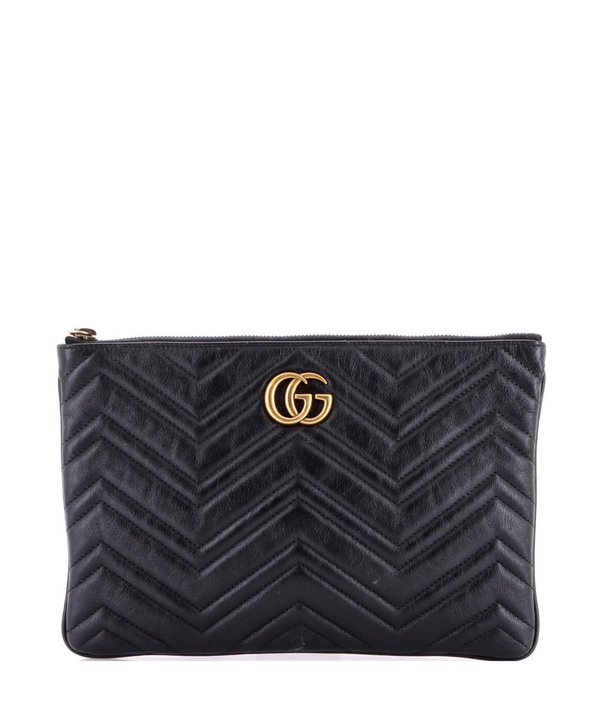 Click here for Pre-Owned Gucci Gg Marmont Clutch Matelasse Leathe... prices