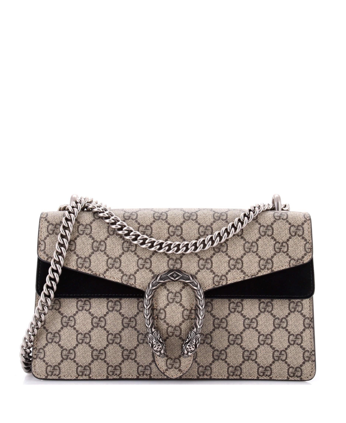 Click here for Pre-Owned Gucci Small Dionysus Bag Gg Coated Canva... prices