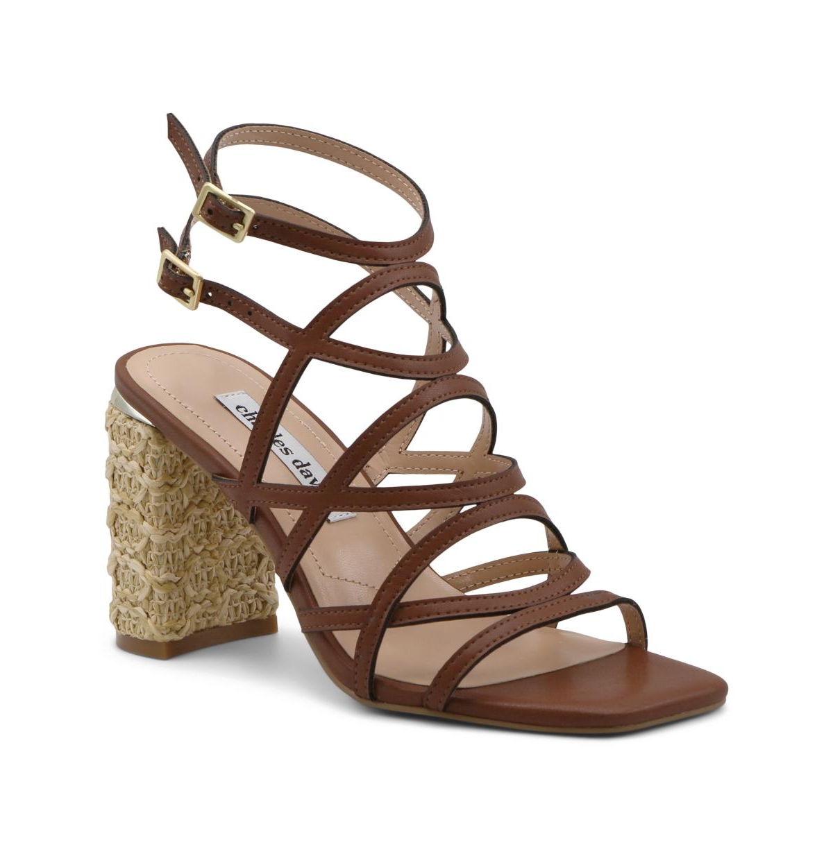 Click here for Charles David Womens Raven High Heel Sandal - Lugg... prices