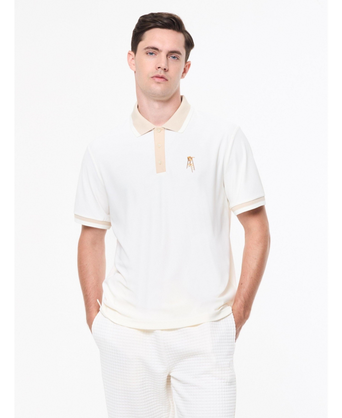 Click here for Sergio Tacchini Mens Arbitro Polo - Gardenia prices