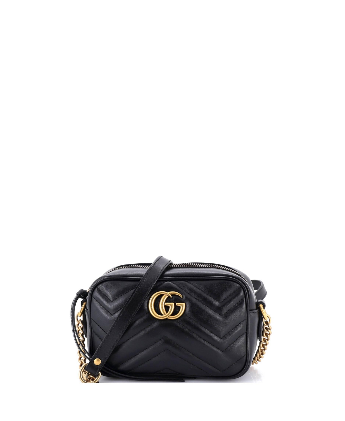 Click here for Pre-Owned Gucci Mini Gg Marmont Shoulder Bag Matel... prices