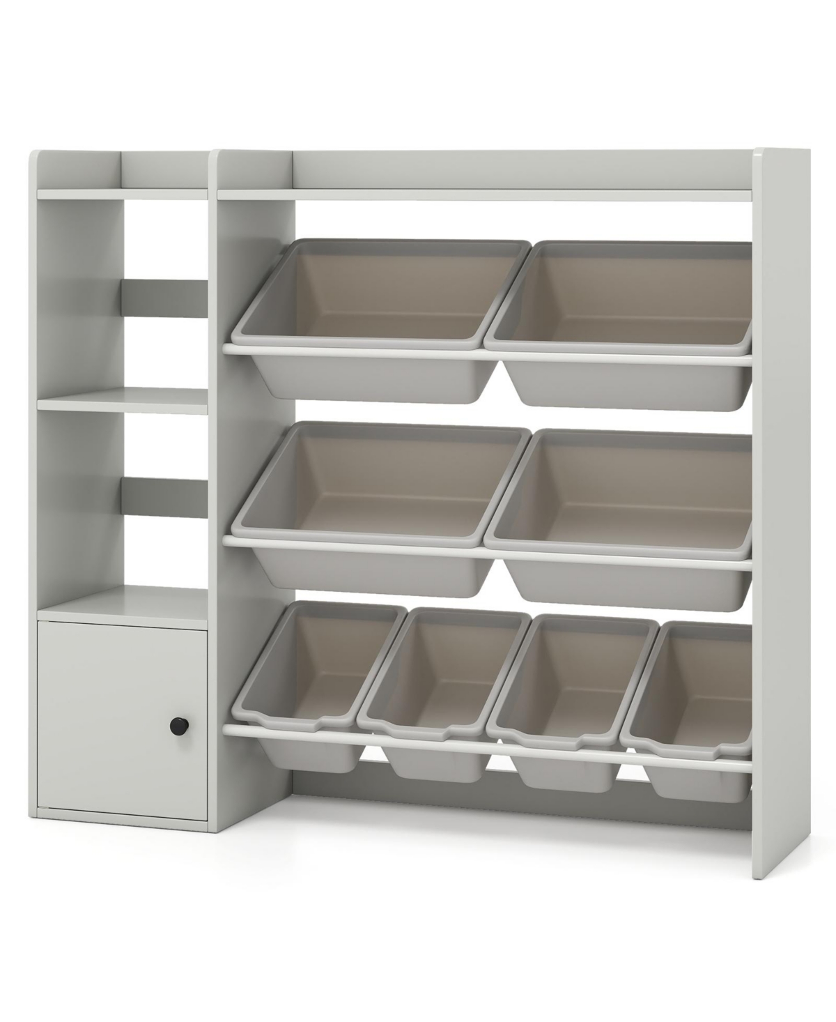 Click here for Sugift Kids Toy Storage and Bookshelf with Cabinet... prices