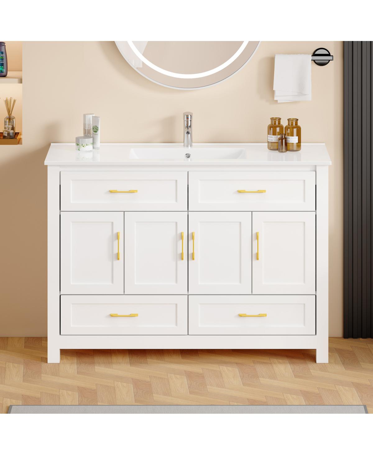 Click here for Sillysis 48" Transitional Bathroom Vanity wit... prices