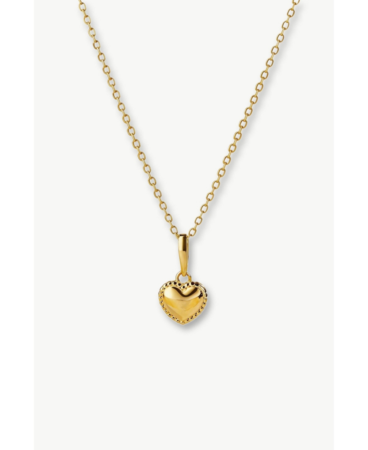 Click here for Dainty Sterling Silver Heart Pendant Necklace - Go... prices