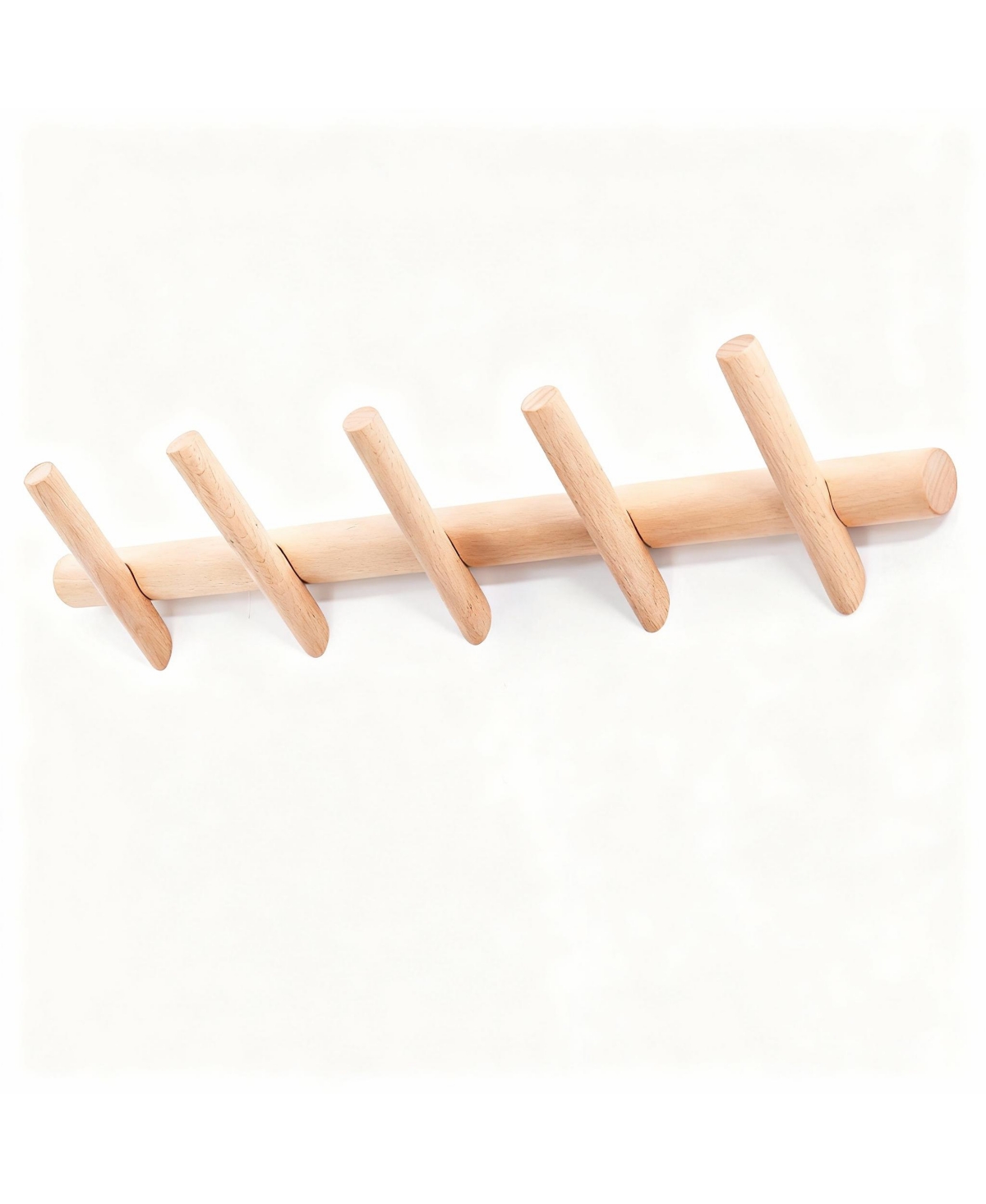 Click here for Yigii Beech Wood Wall Hooks for Coats  Hats  Scarv... prices