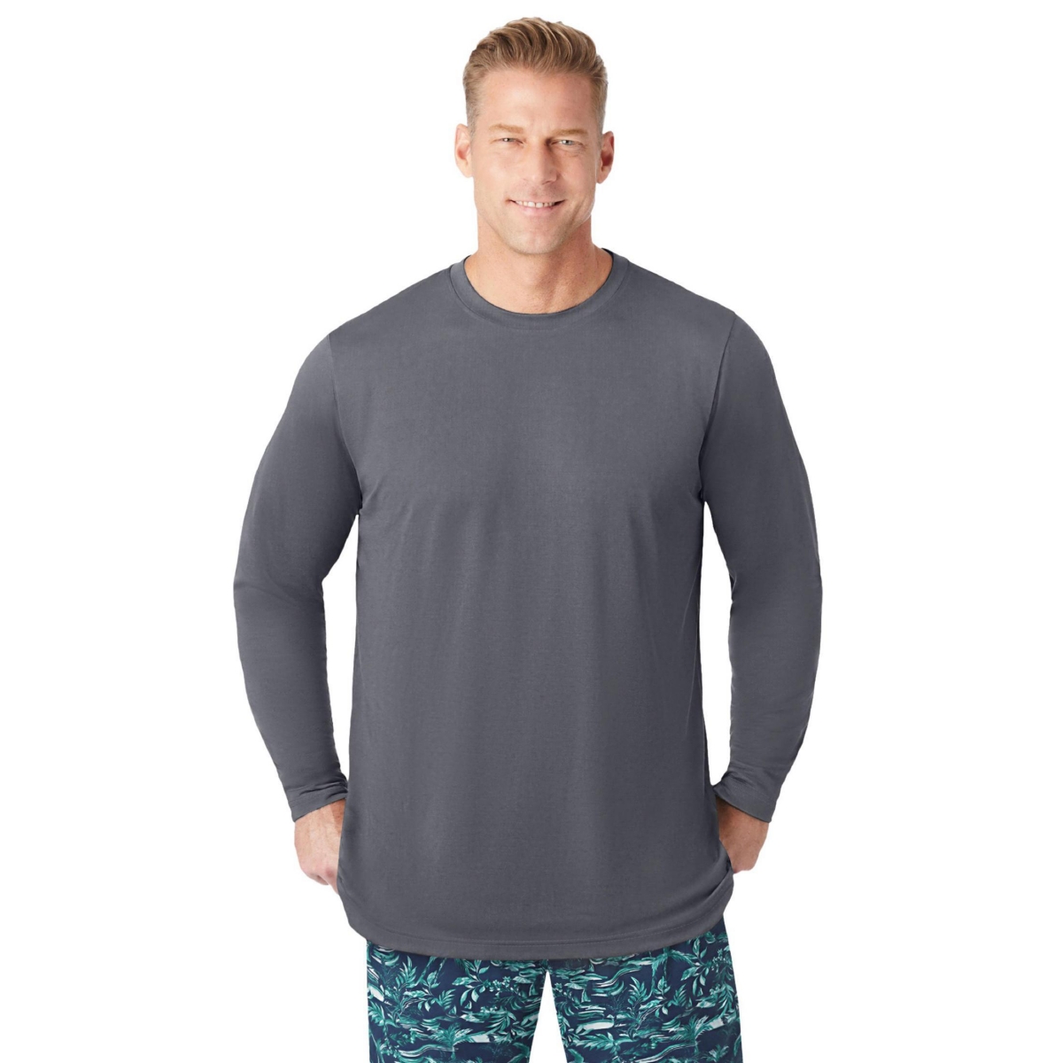 Click here for KingSize Mens Long Sleeve Swim Top - Steel prices