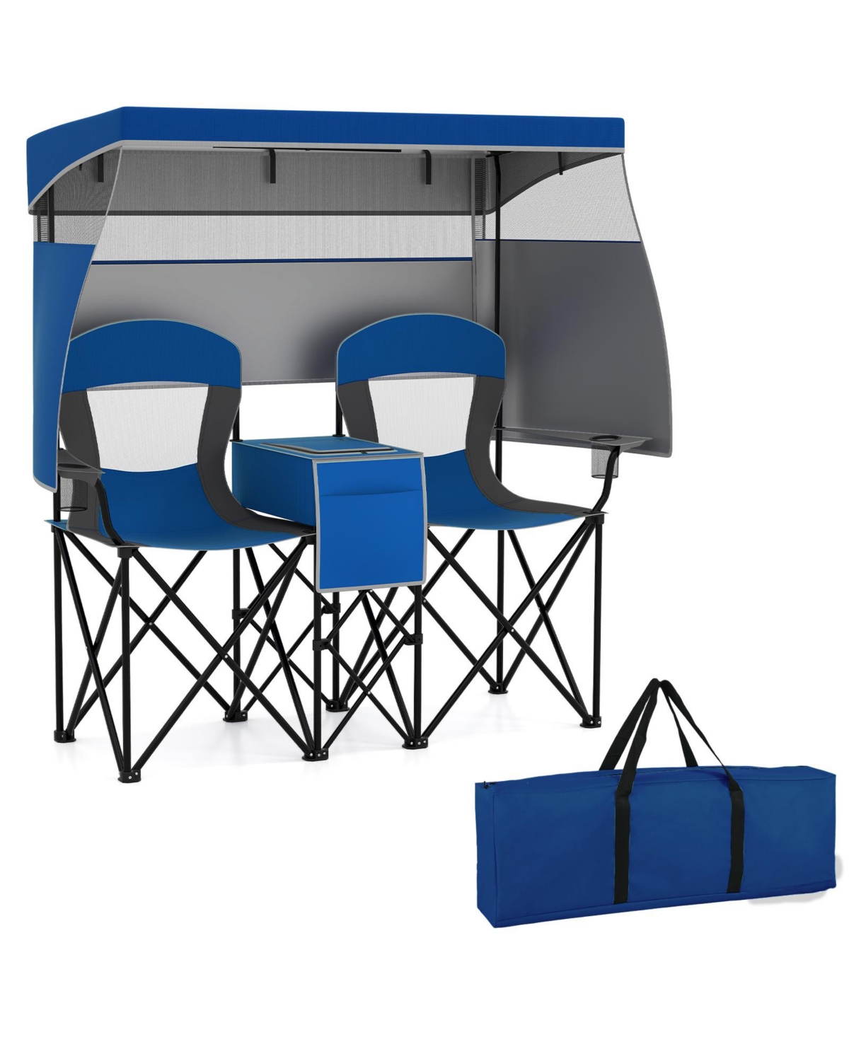 Click here for Sugift Double Beach Chair with Adjustable Canopy a... prices