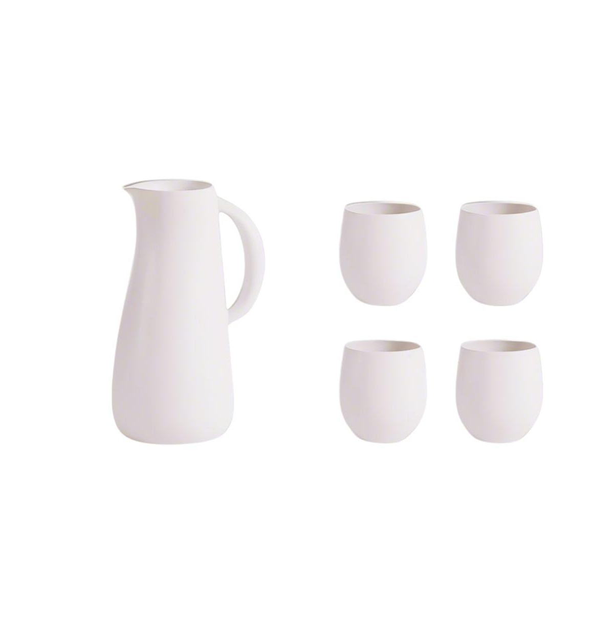 Click here for Gharyan Stoneware  Serenity Jug and Cup Set - Matt... prices