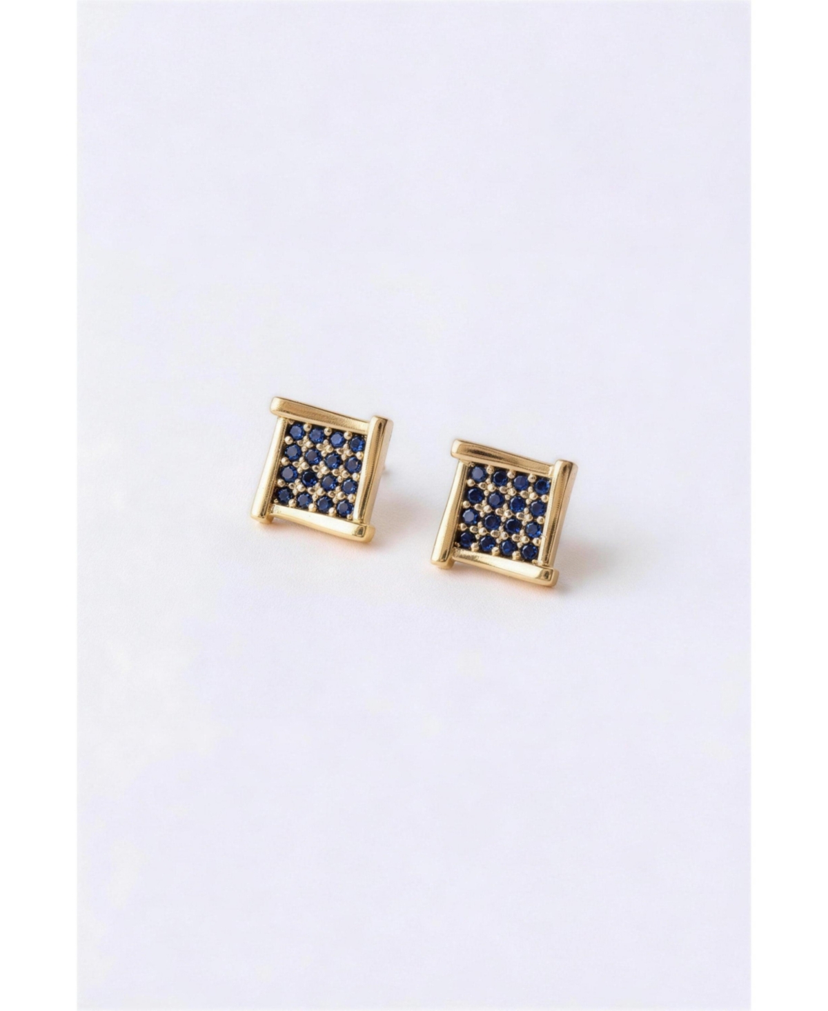 Click here for Classicharms Atlas Crystal Square Stud Earrings -... prices