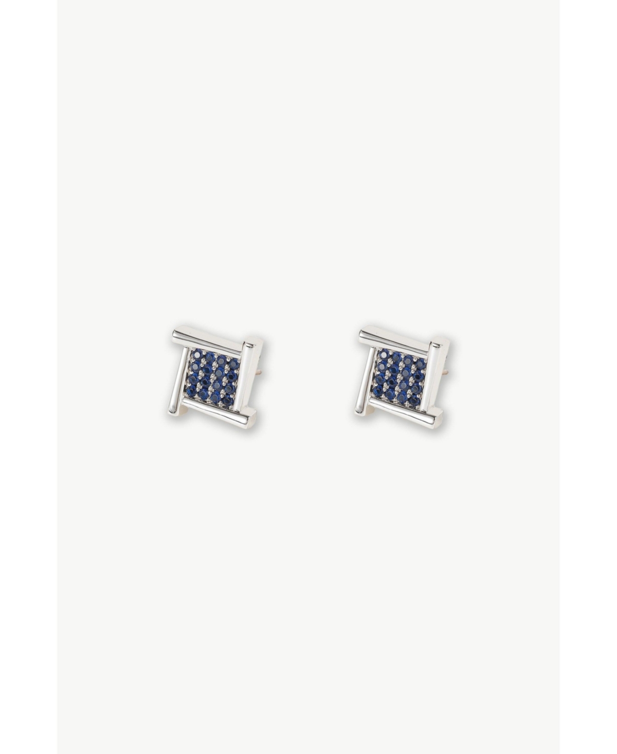 Click here for Classicharms Atlas Crystal Square Stud Earrings -... prices