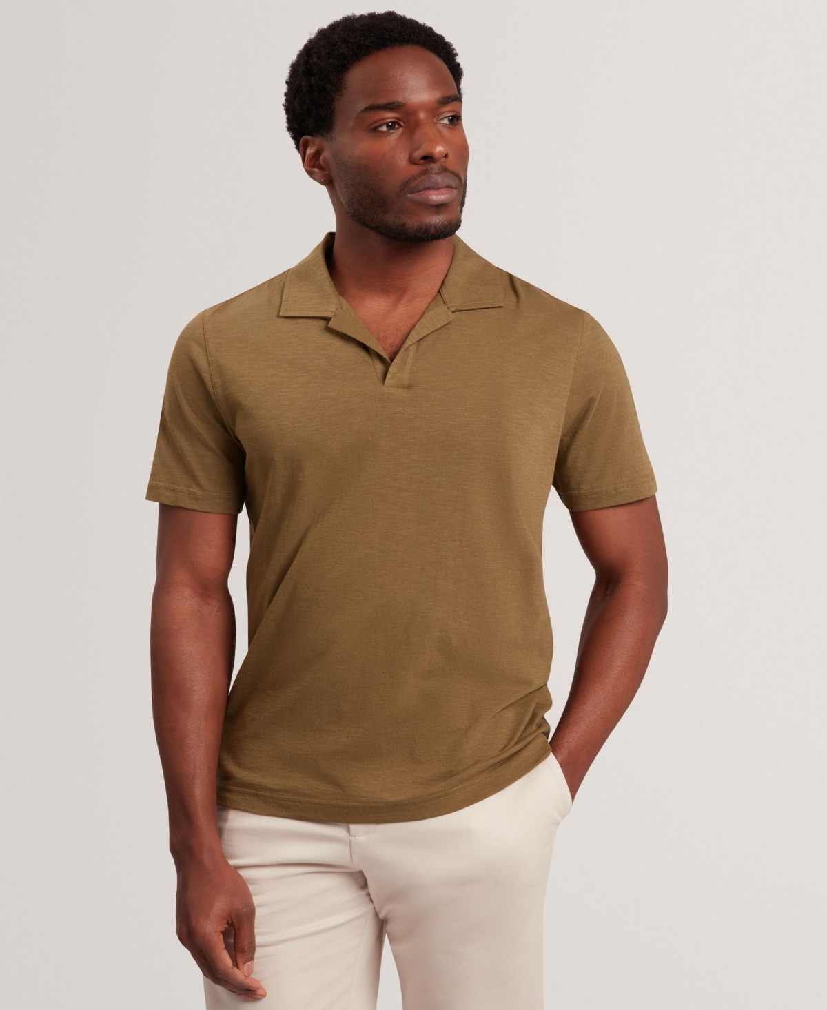 Click here for Ted Baker Mens Anito Short-Sleeve Polo Shirt - Oli... prices