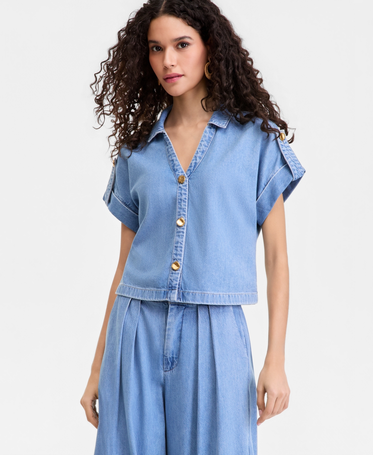 Click here for I.n.c. International Concepts Womens Short Sleeve... prices
