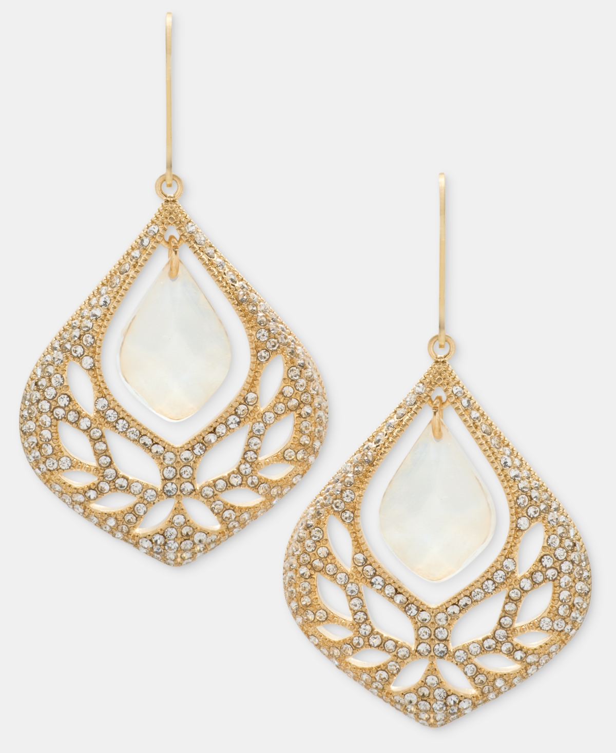 Click here for lonna & lilly Stone Branch Orbital Drop Earrings -... prices