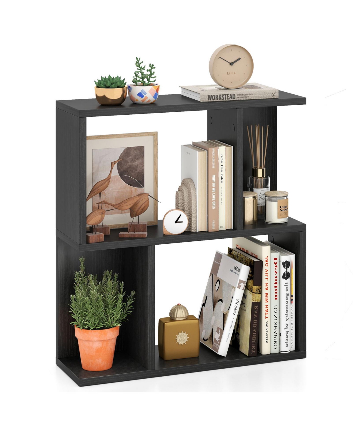 Click here for Sugift Three Tier Bookshelf with Open Display Shel... prices