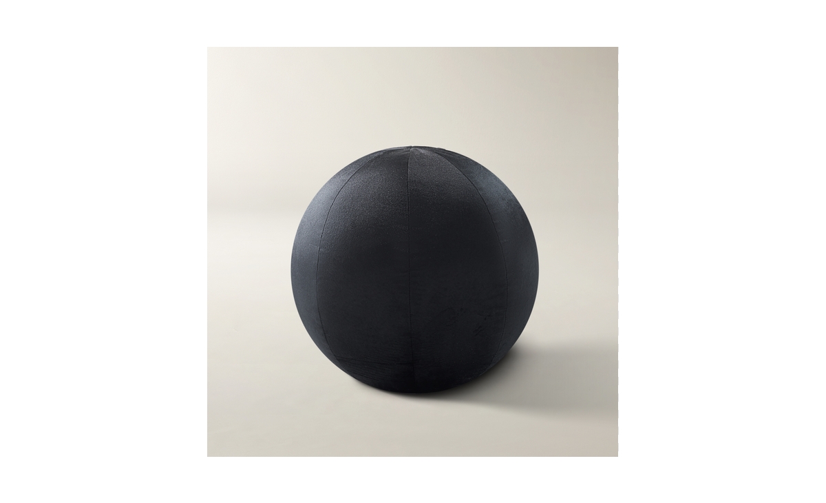 Click here for Veda Velvet Ball Pillow 12" - Black - Black prices