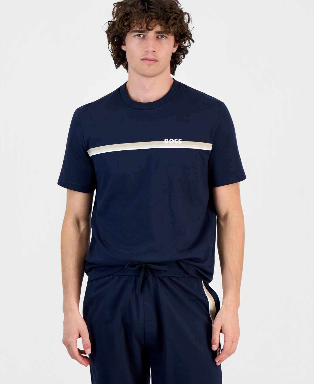 Click here for Hugo Boss Mens Cotton Crewneck Authentic T-Shirt -... prices