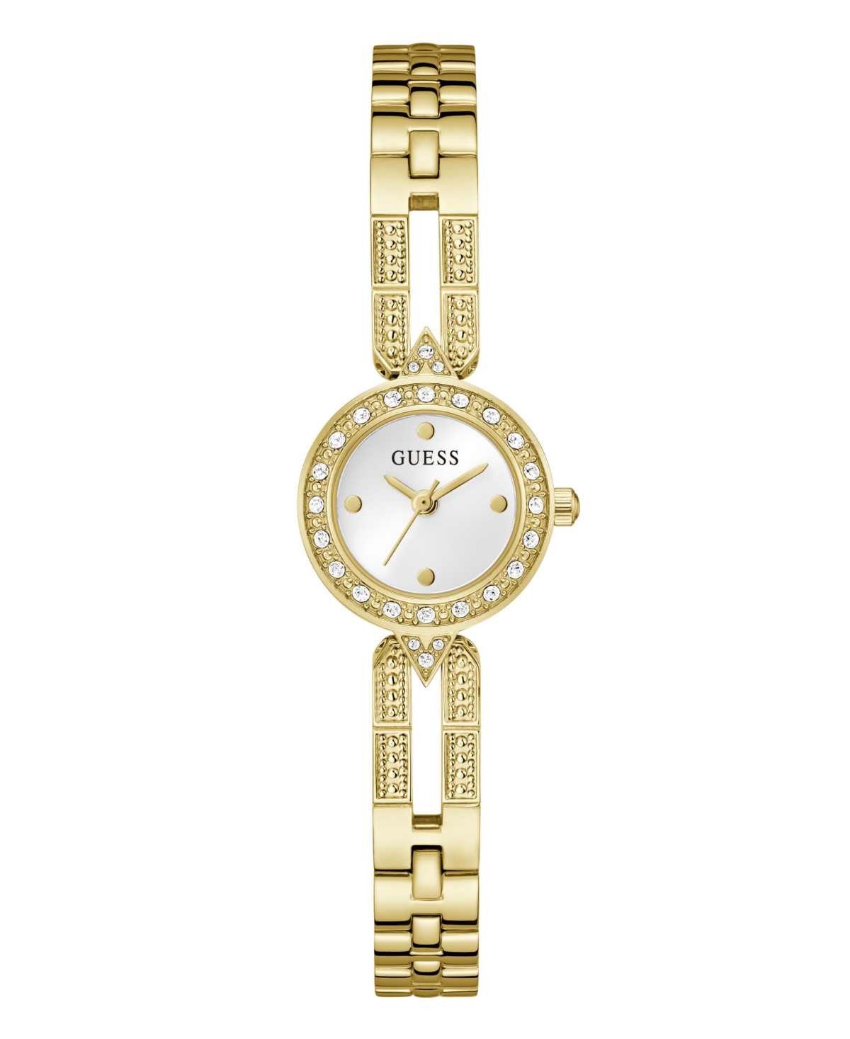 Click here for Guess Womens Gold-Tone Stainless Steel Watch  23mm... prices