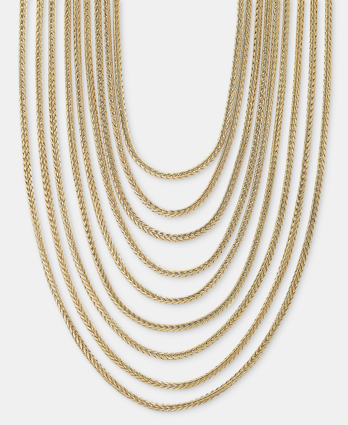 Click here for Lauren Ralph Lauren 16 Layered Statement Necklace... prices