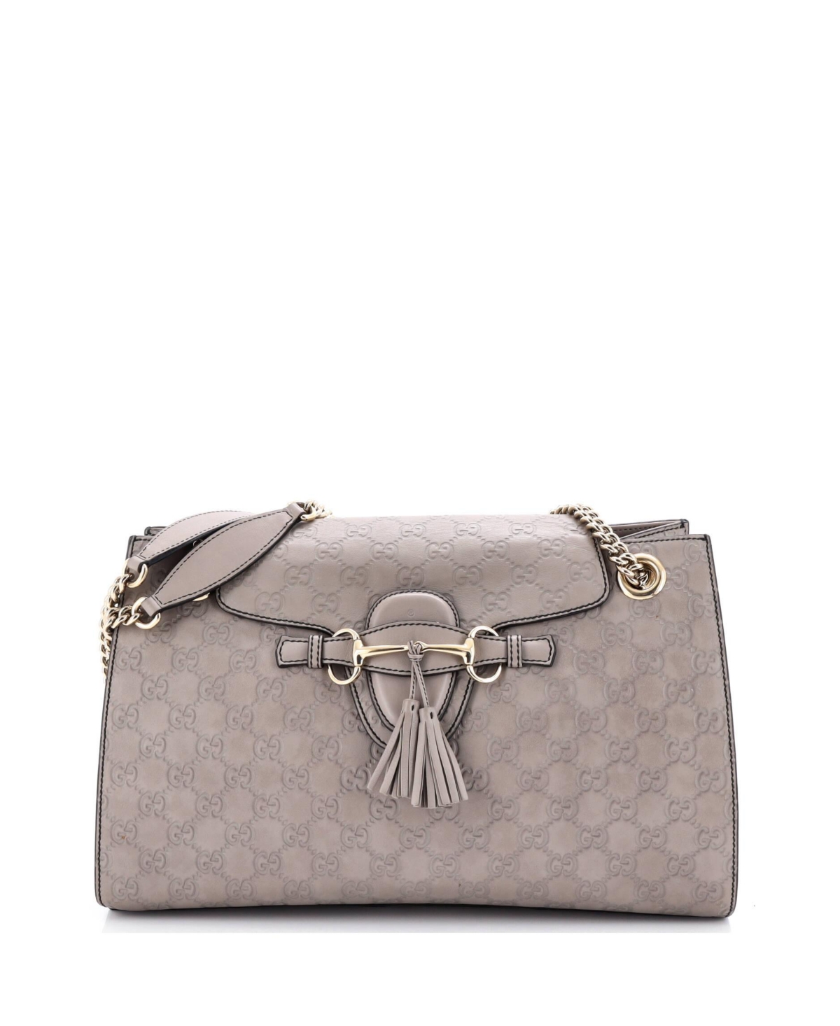 Click here for Pre-Owned Gucci Large Emily Chain Flap Shoulder Ba... prices