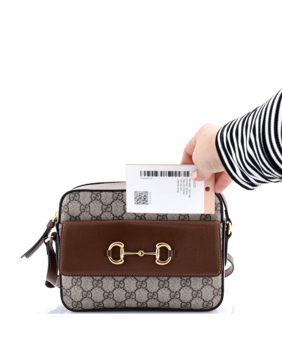 Click here for Pre-Owned Gucci Small Horsebit 1955 Flap Pocket Ca... prices