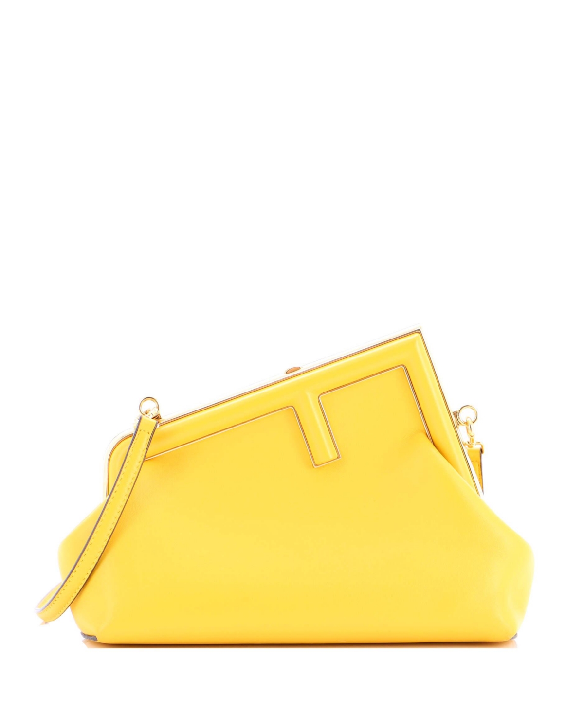 Click here for Pre-Owned Fendi Small First Bag Leather - Yellow prices