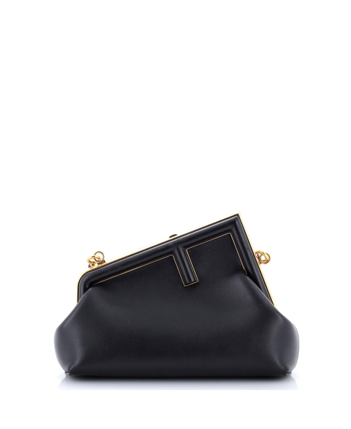 Click here for Pre-Owned Fendi Small First Bag Leather - Black prices
