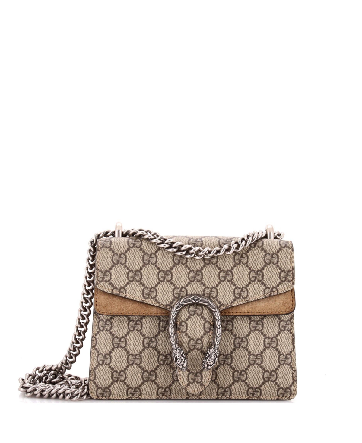 Click here for Pre-Owned Gucci Mini Dionysus Bag Gg Coated Canvas... prices