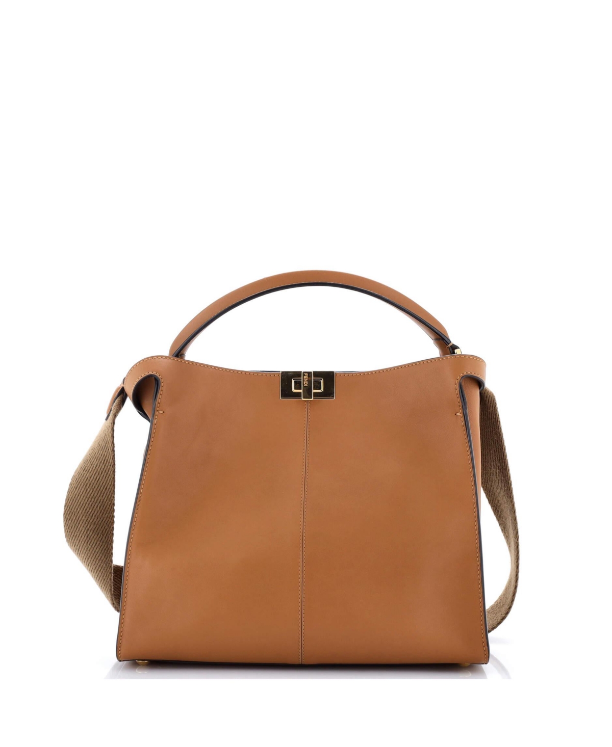 Click here for Pre-Owned Fendi Medium Peekaboo X-Lite Bag Leather... prices