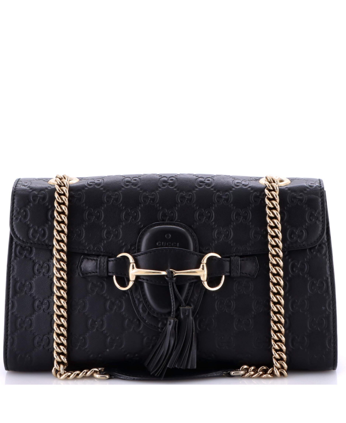 Click here for Pre-Owned Gucci Medium Emily Chain Flap Bag Guccis... prices