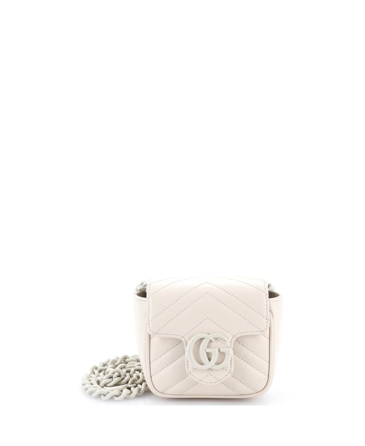 Click here for Pre-Owned Gucci Mini Gg Marmont Flap Belt Bag Mate... prices