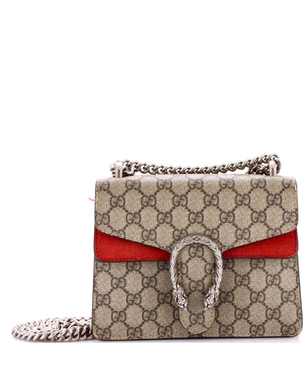 Click here for Pre-Owned Gucci Mini Dionysus Bag Gg Coated Canvas... prices