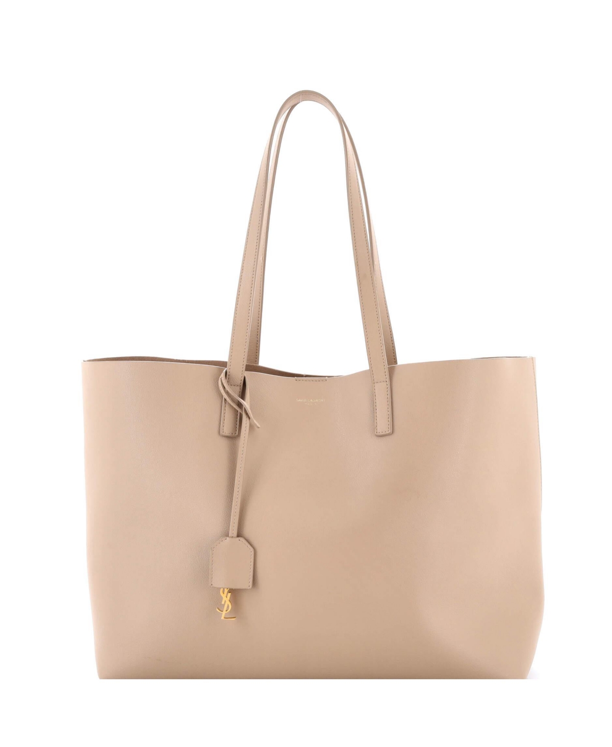 Click here for Pre-Owned Saint Laurent Large Shopper Tote Leather... prices