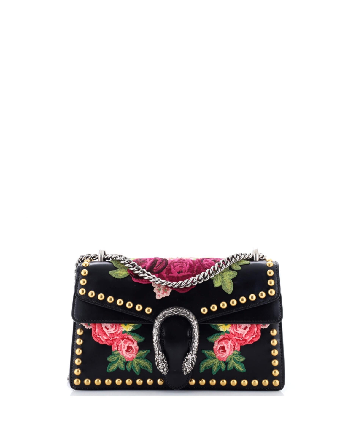 Click here for Pre-Owned Gucci Small Dionysus Bag Embroidered Stu... prices