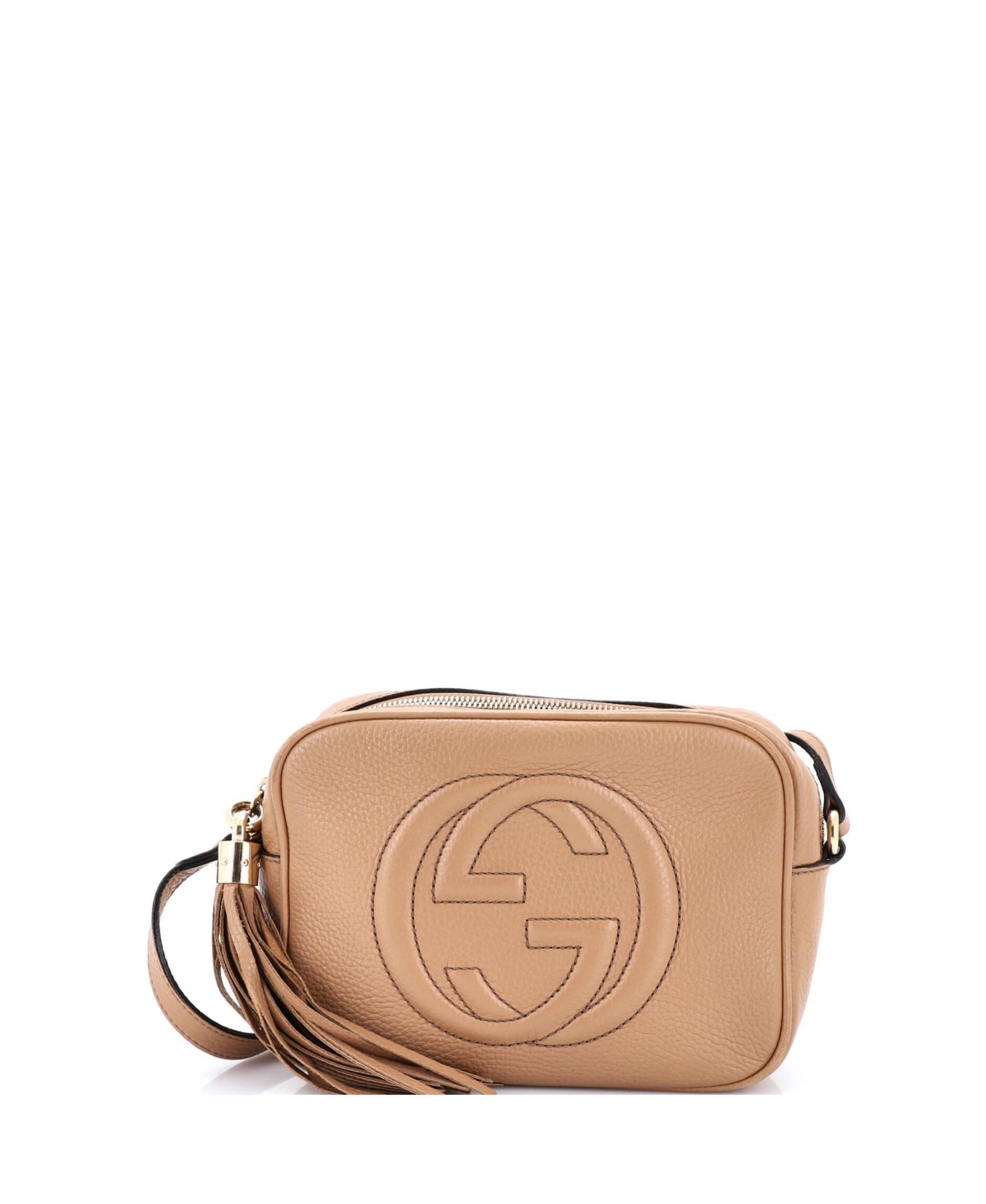 Click here for Pre-Owned Gucci Small Soho Disco Crossbody Bag Lea... prices