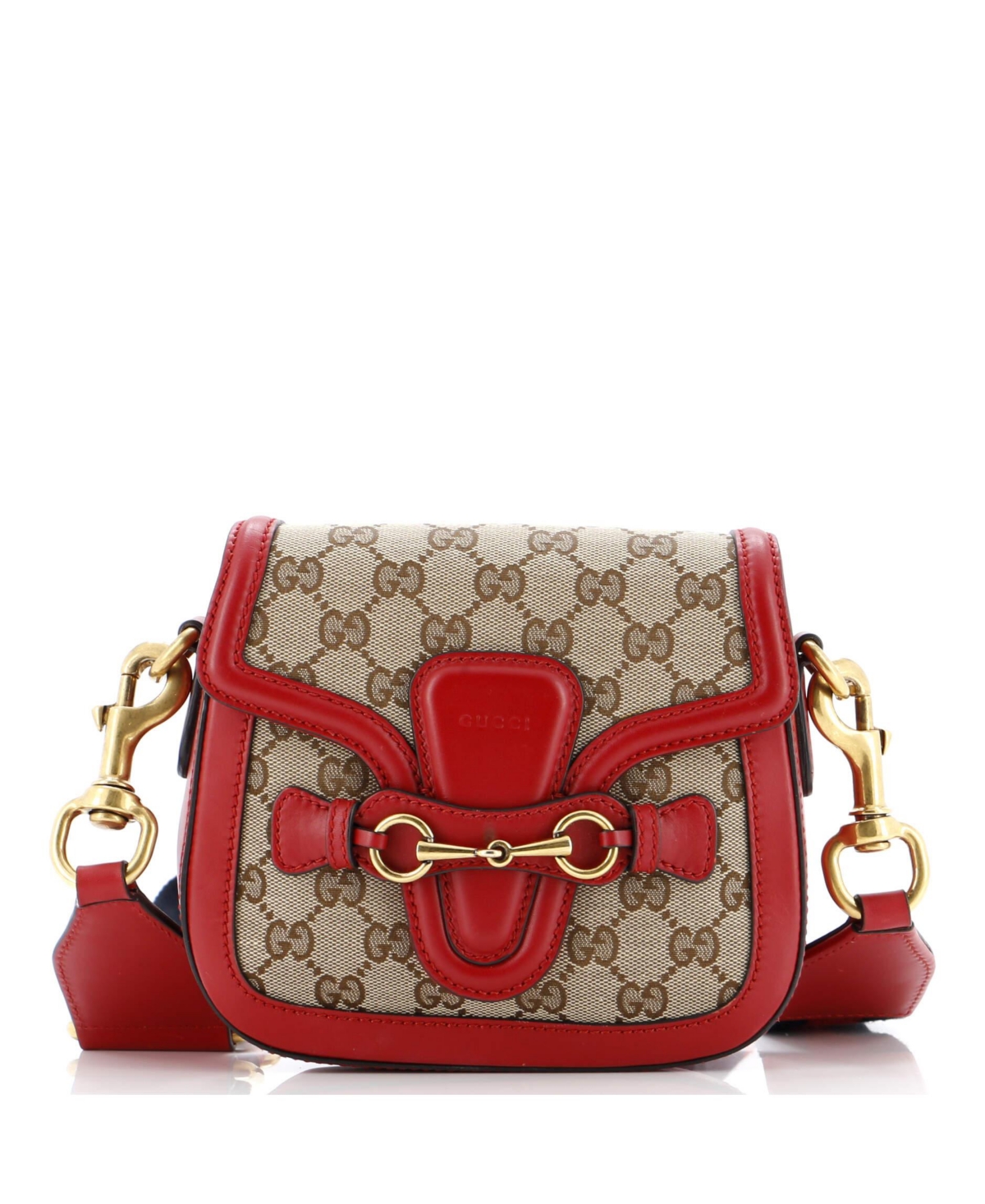 Click here for Pre-Owned Gucci Small Lady Web Shoulder Bag Gg Can... prices
