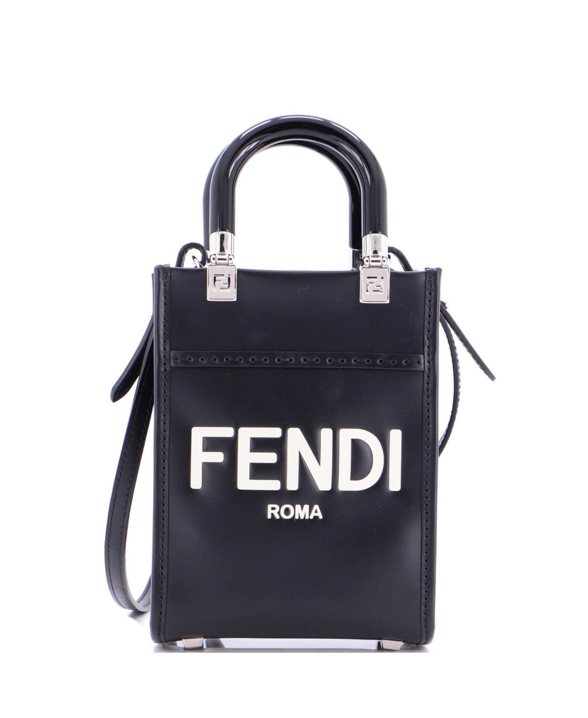 Click here for Pre-Owned Fendi Mini Sunshine Shopper Tote Leather... prices