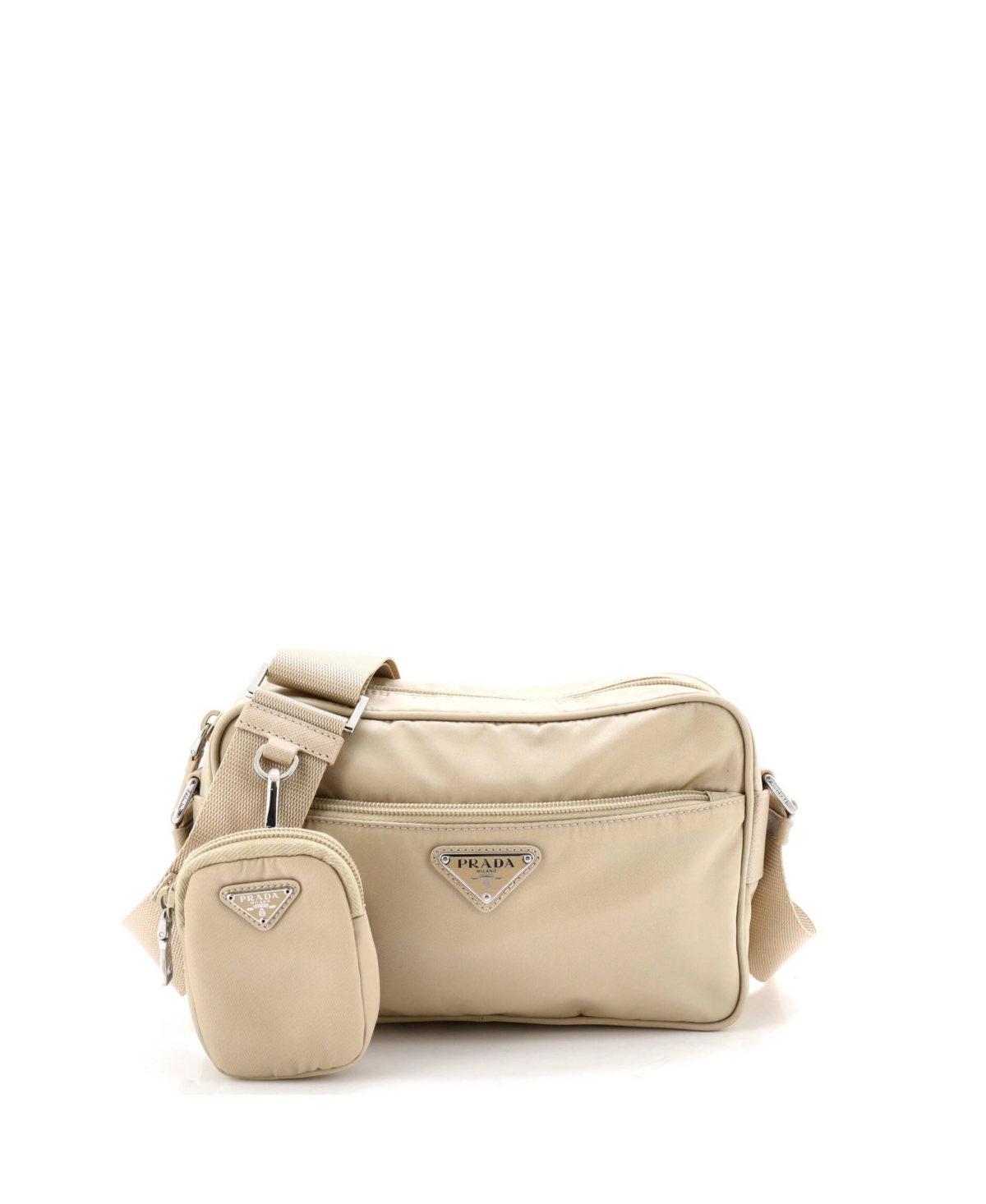 Click here for Pre-Owned Prada Medium Re-Edition Front Pocket Mes... prices