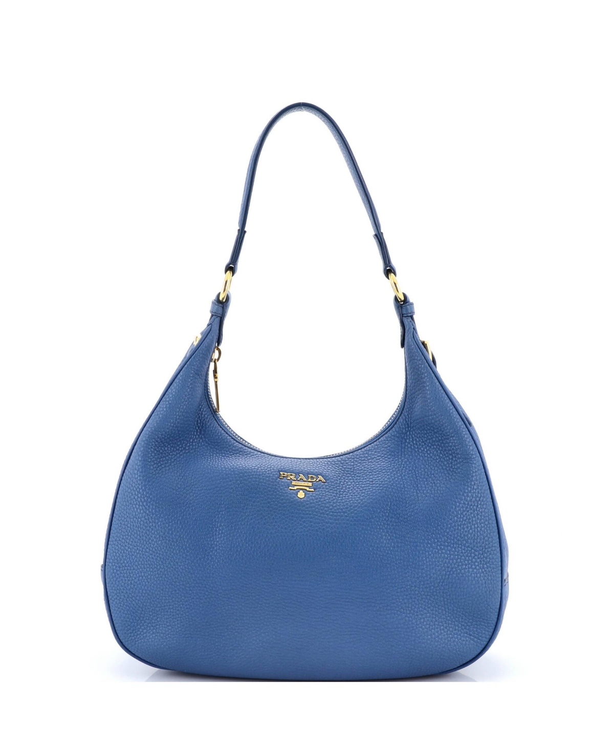 Click here for Pre-Owned Prada Large Zip Top Hobo Vitello Daino -... prices