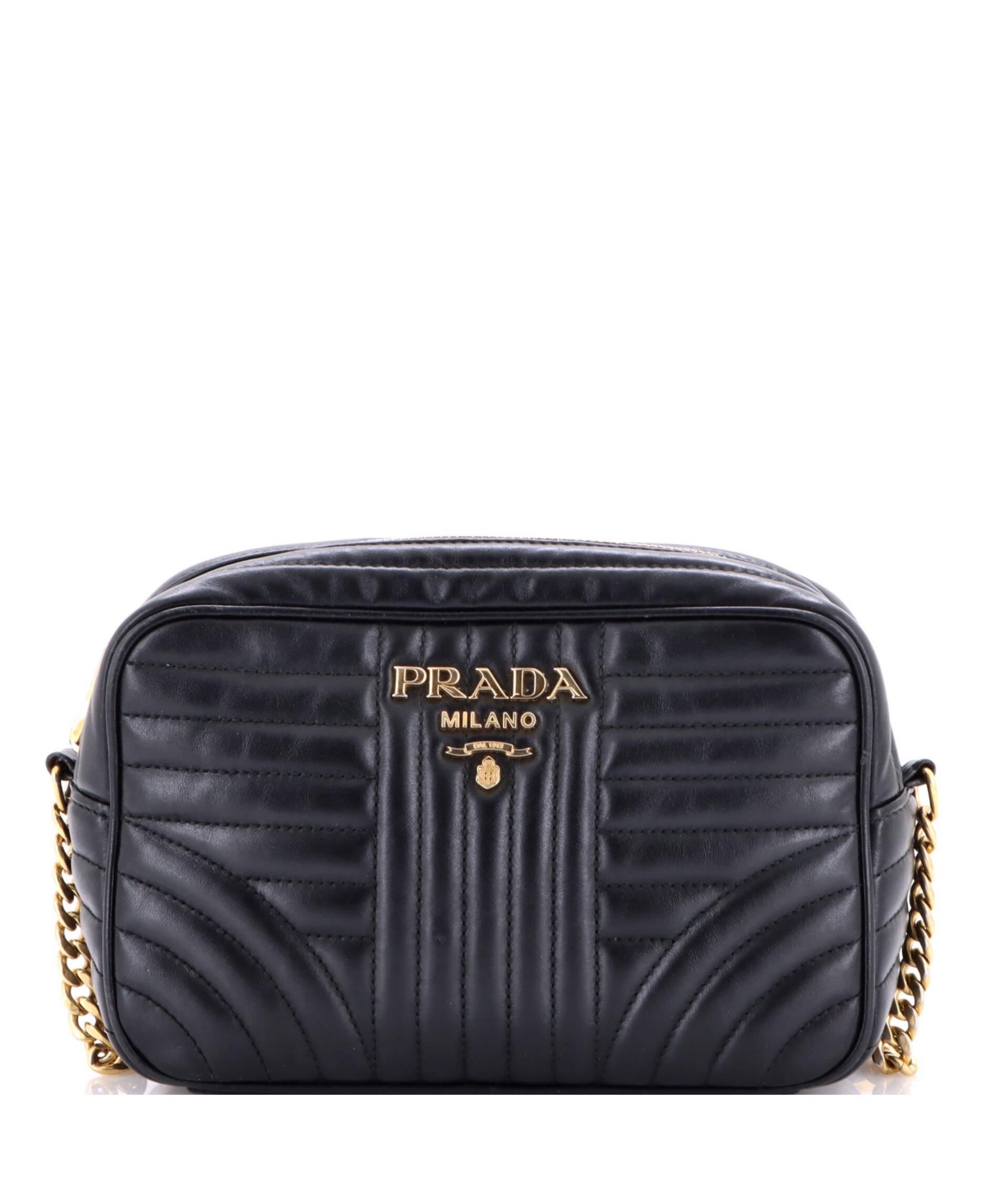 Click here for Pre-Owned Prada Small Camera Bag Diagramme Quilted... prices