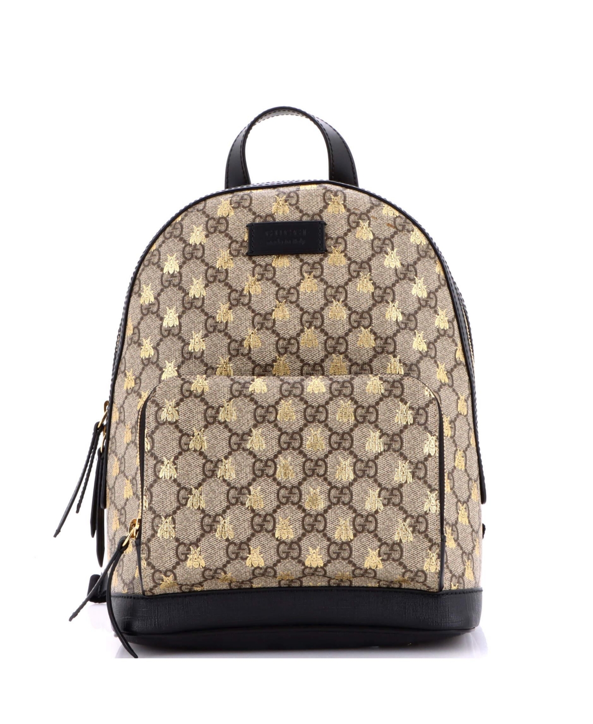 Click here for Pre-Owned Gucci Small Zip Pocket Backpack Printed... prices
