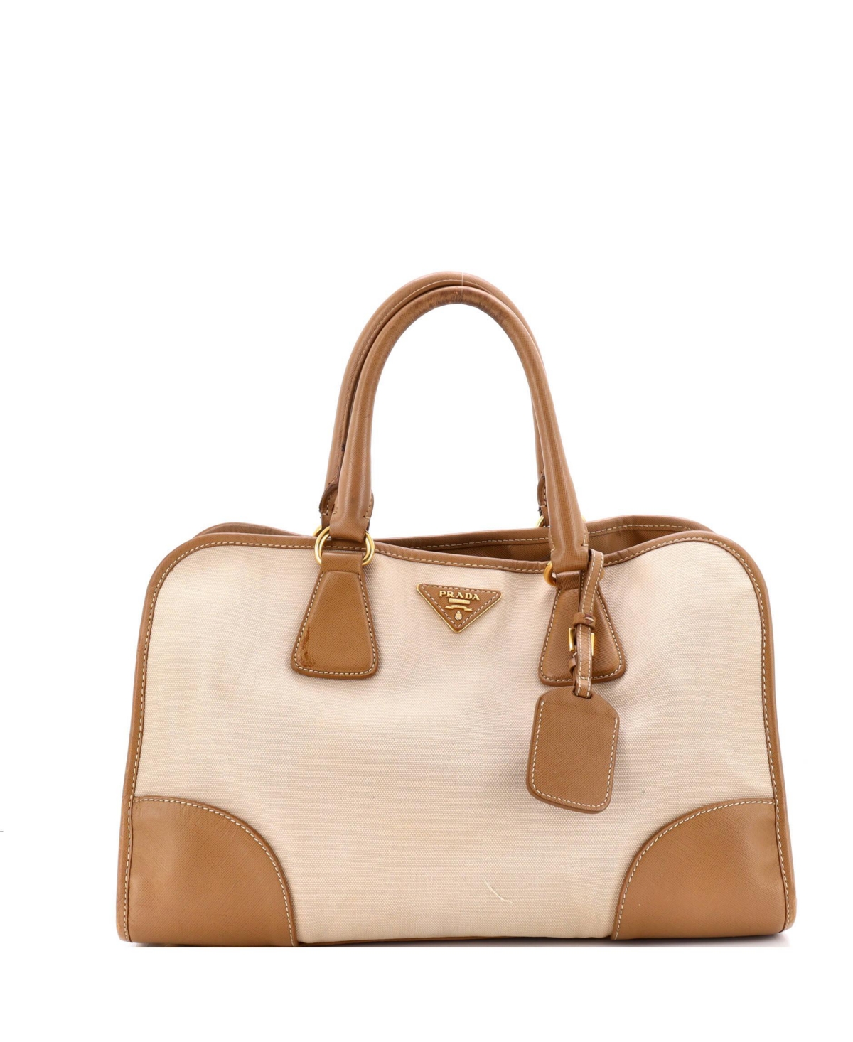 Click here for Pre-Owned Prada Large Convertible Tote Canvas and... prices