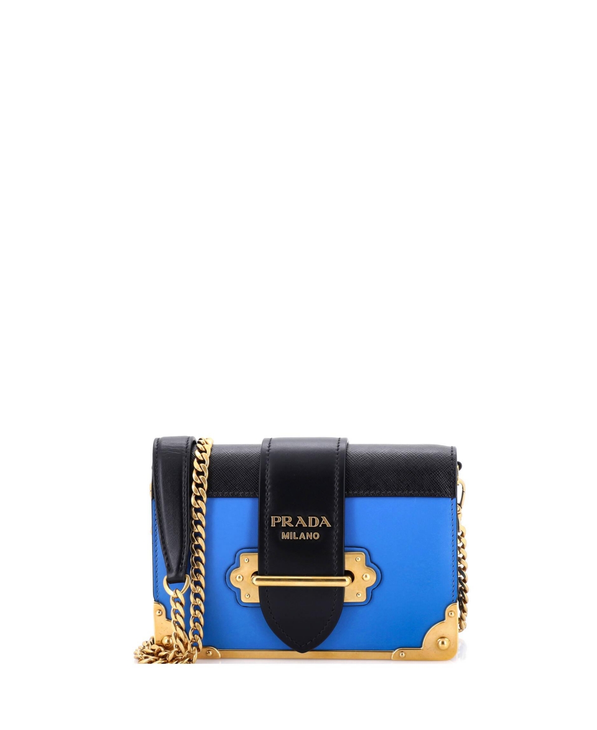 Click here for Pre-Owned Prada Small Cahier Chain Crossbody Bag C... prices