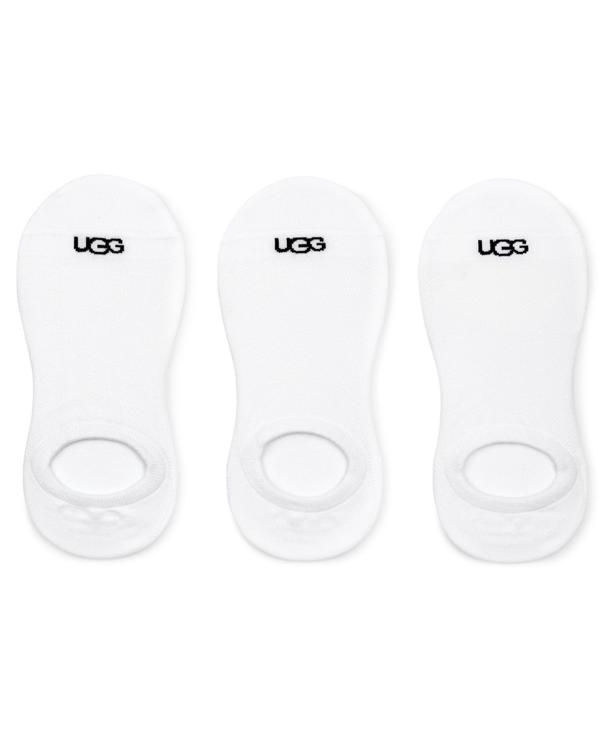 Click here for Ugg Womens 3-Pack Stela No Show Socks - White prices