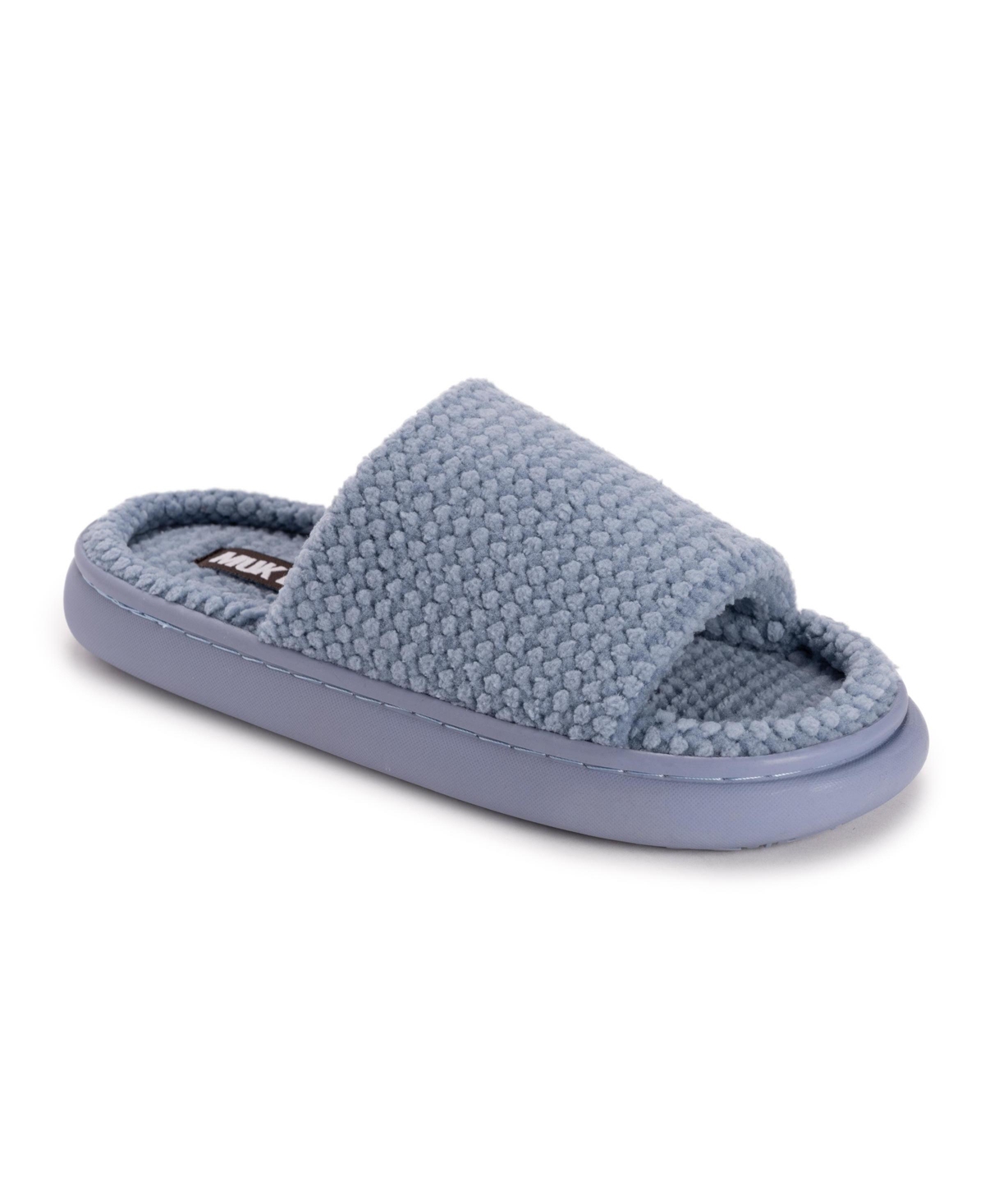 Click here for Muk Luks Womens Marsai Slide Slipper - Chambray bl... prices