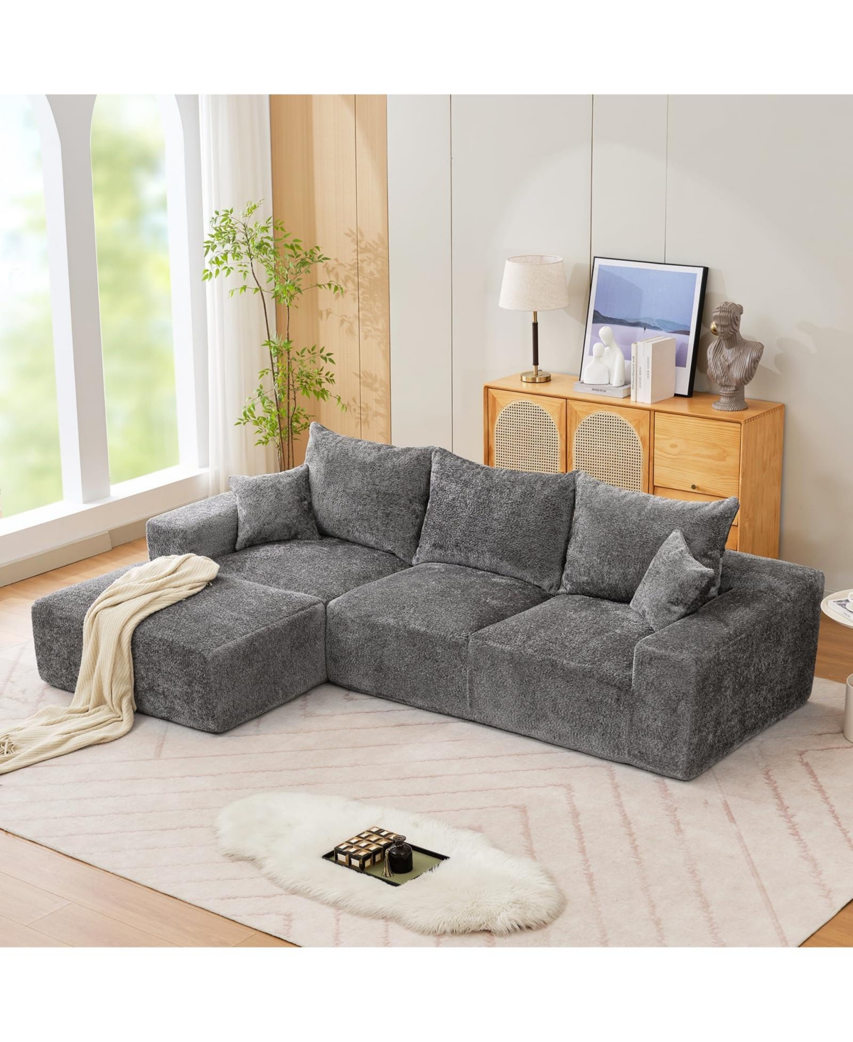 Click here for gaomon 110" Modular Sectional Sofa  L-Shaped... prices